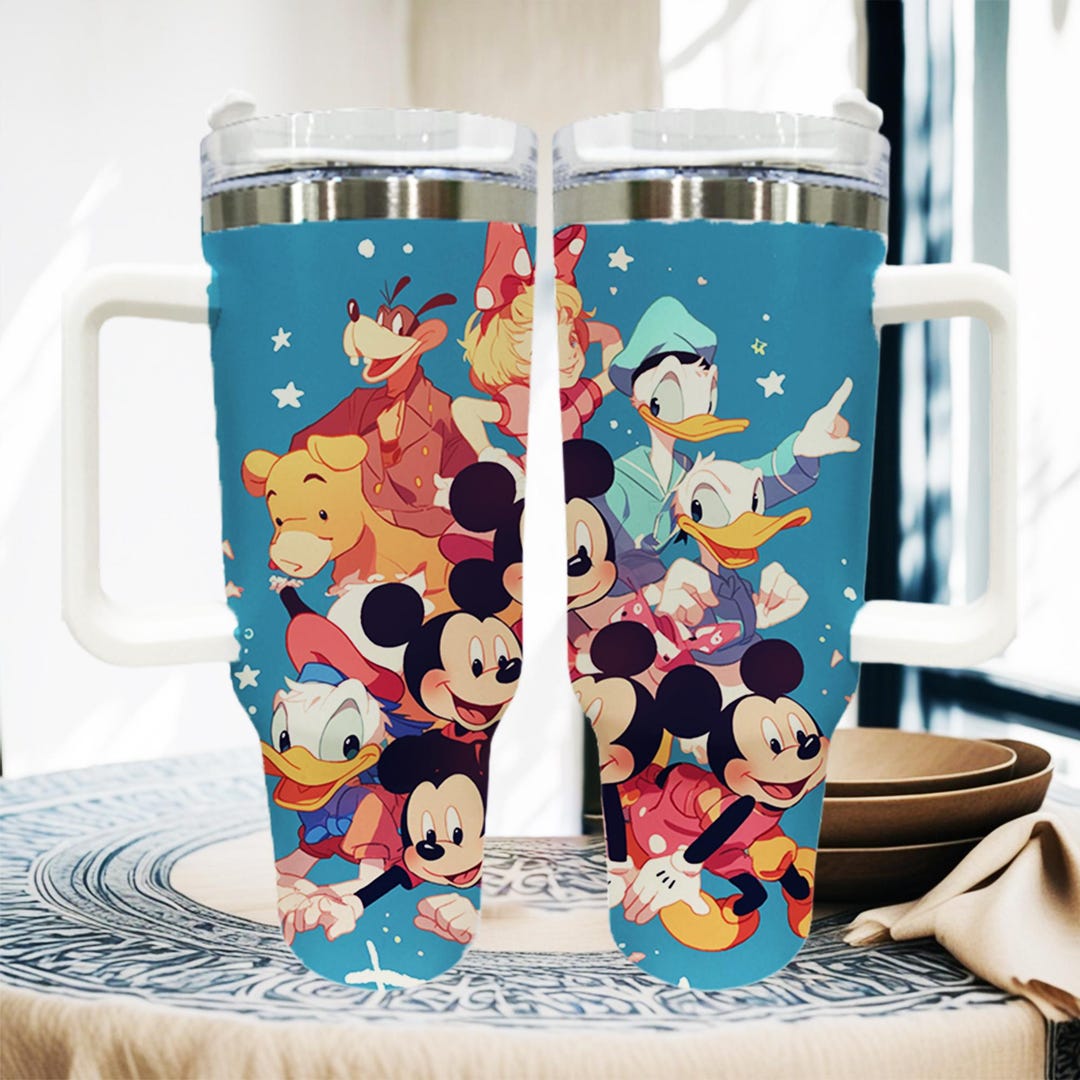 Custom Unique Mickey Mouse 40oz Tumbler Stanley Insulated Tumbler With ...