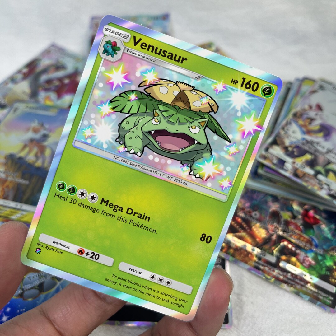 Venusaur - PTCG Pocket Custom Cards the Complete Expansion Library - Etsy