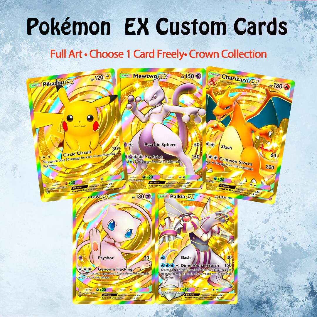 Pokémon EX Custom Cards ，high Quality Proxy Pokemon Cards，pokemon ...