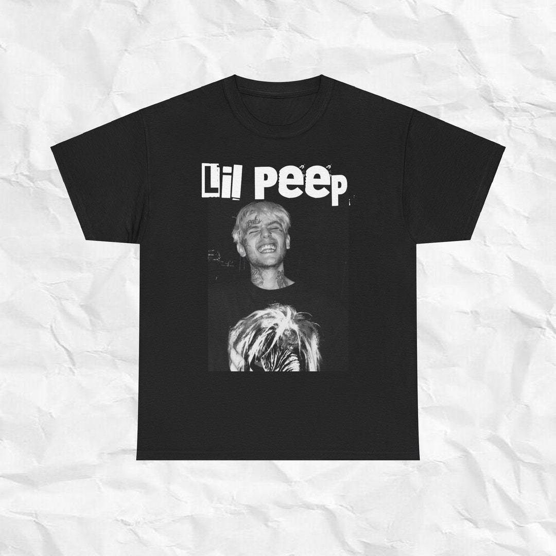 Lil Peep Shirt, Lil Peep Rap Hip Hop Tee Shirt, Retro Lil Peep Fan Gift ...
