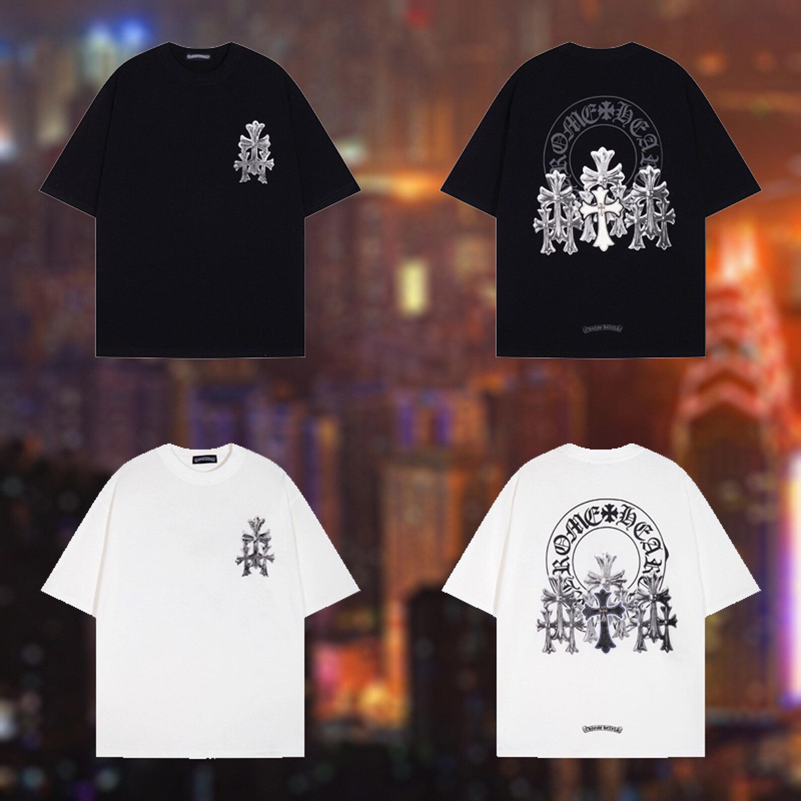 Chrome Hearts CH Streetwear T-shirt, Street Style, Streetwear - Etsy