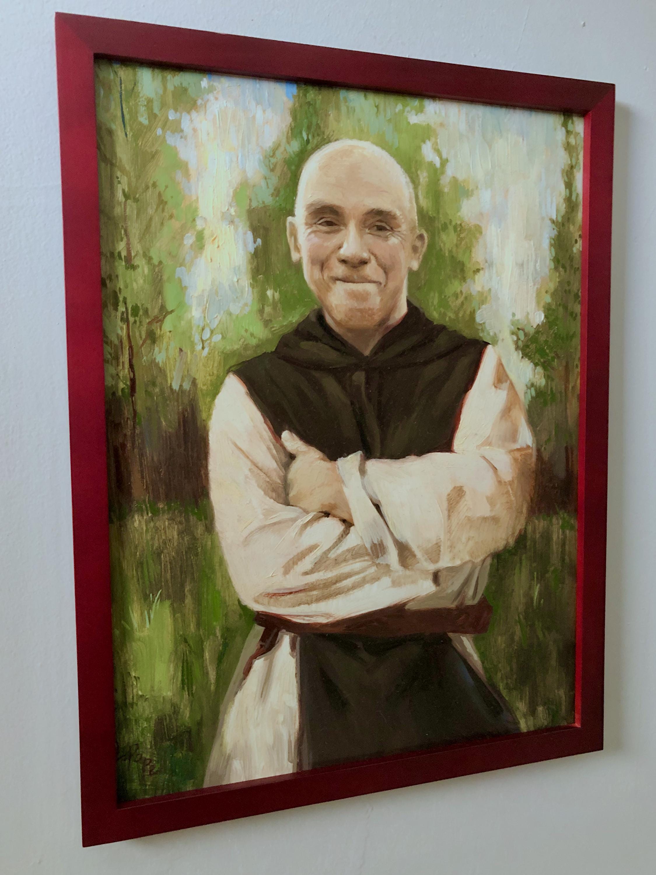 Thomas Merton Oil Painting - Etsy