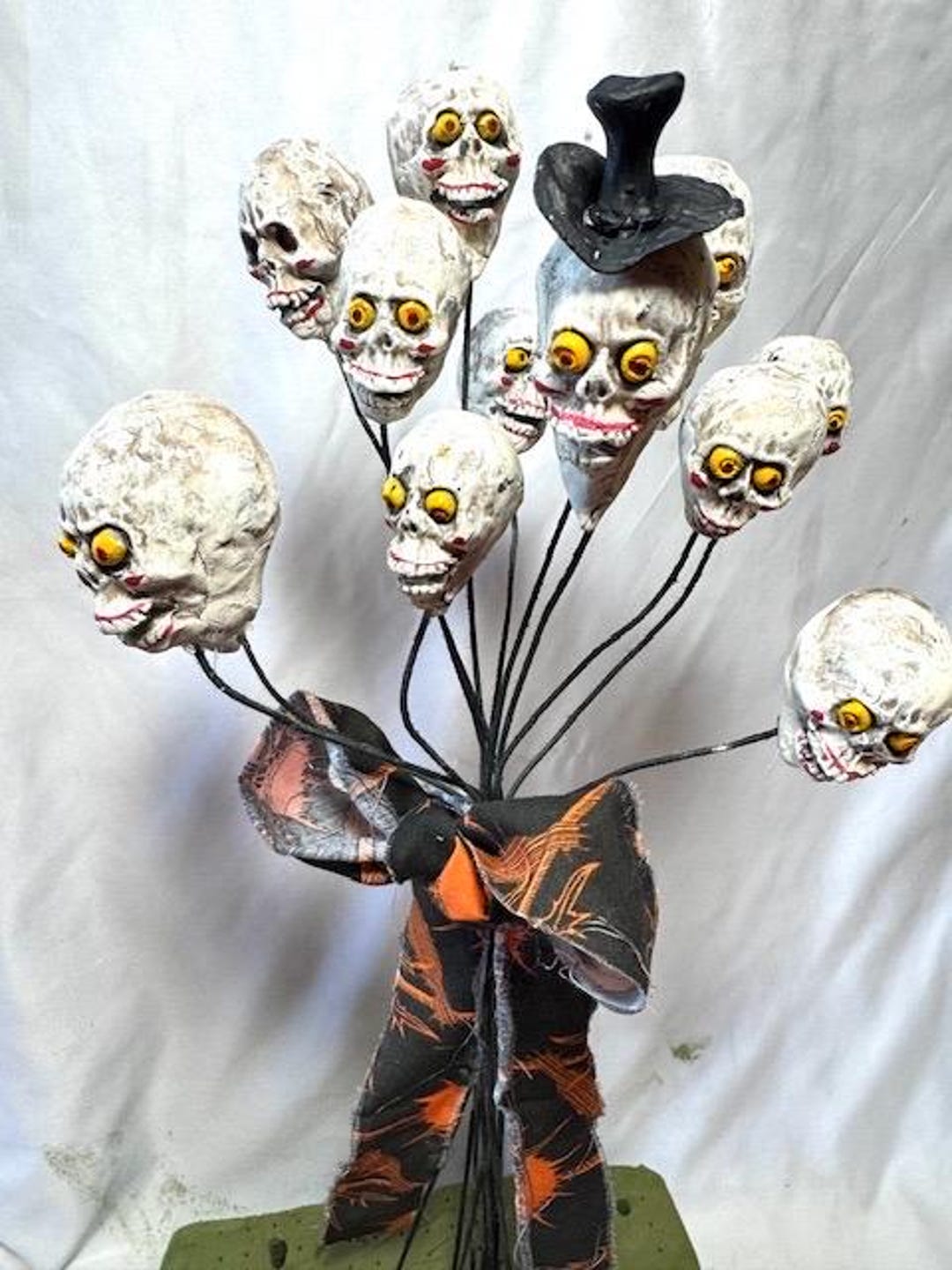 Handsculpted Primitive Papermache Halloween Vintage Style 12 Dozen ...