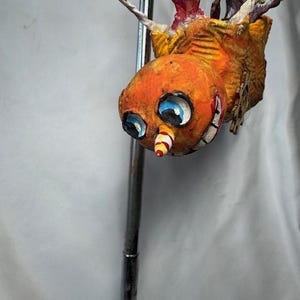 Handsculpted Primitive Papermache Halloween Vintage Style Creepy Veggie ...