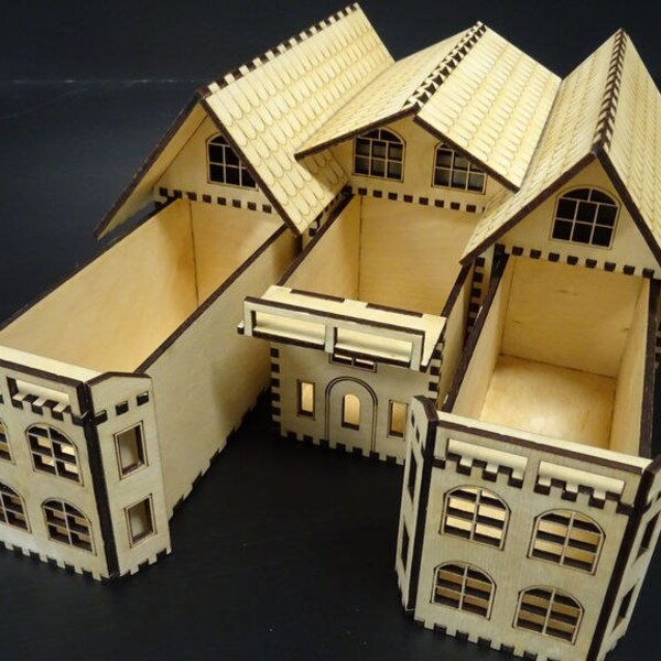 Victorian Dollhouse Kit - Etsy