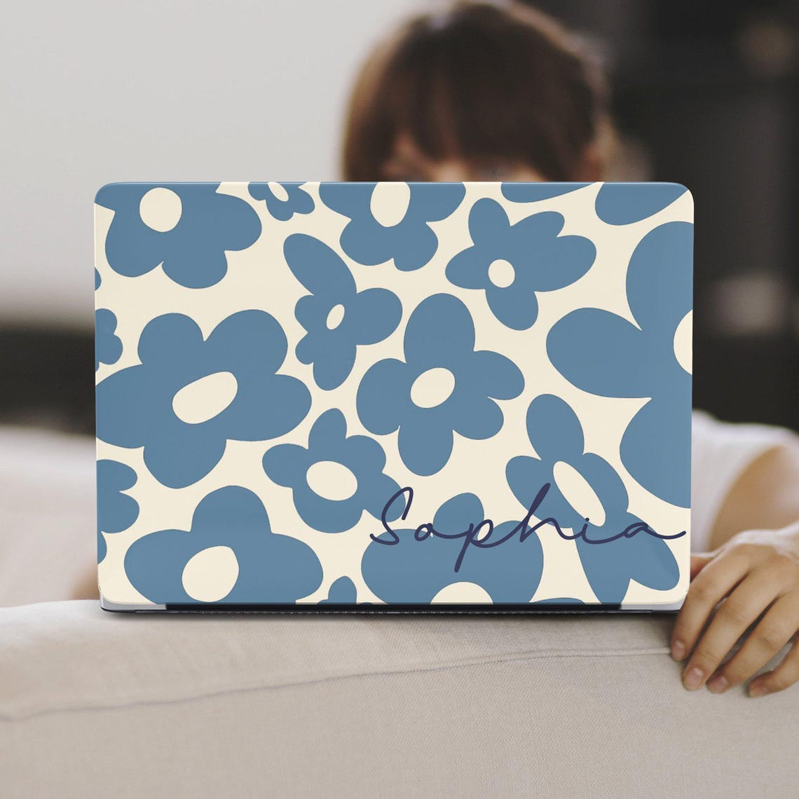 Light Blue Floral MacBook Case New MacBook Pro 13 A2338 MacBook M2 Air ...