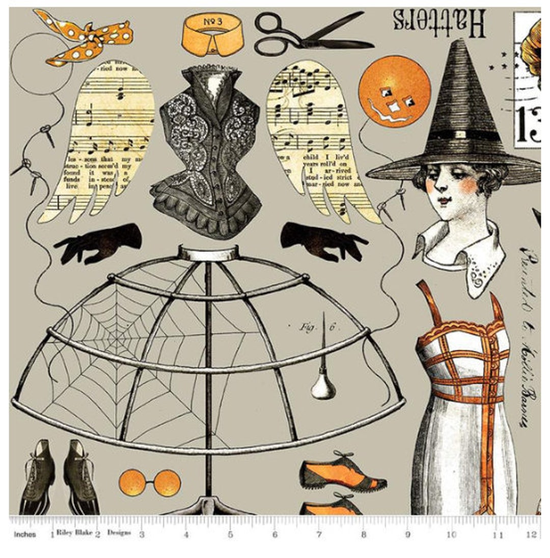 Queen of We'en Palmistry Art Black by Janet Wecker Frisch Applique 1 ...
