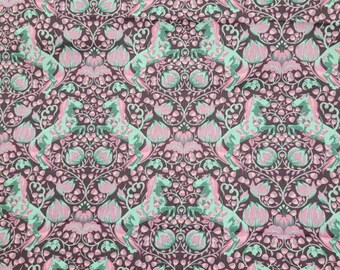 Pink Fox Fabric - Etsy