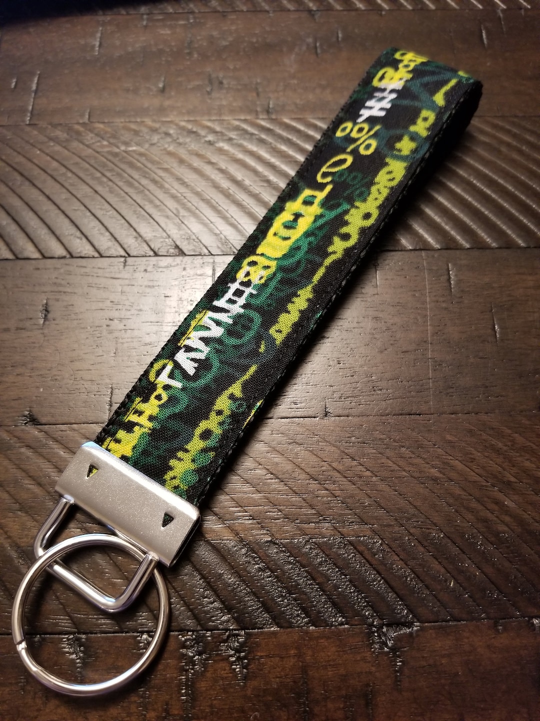 Matrix Code - Key Fob Wristlet Keychain - Etsy