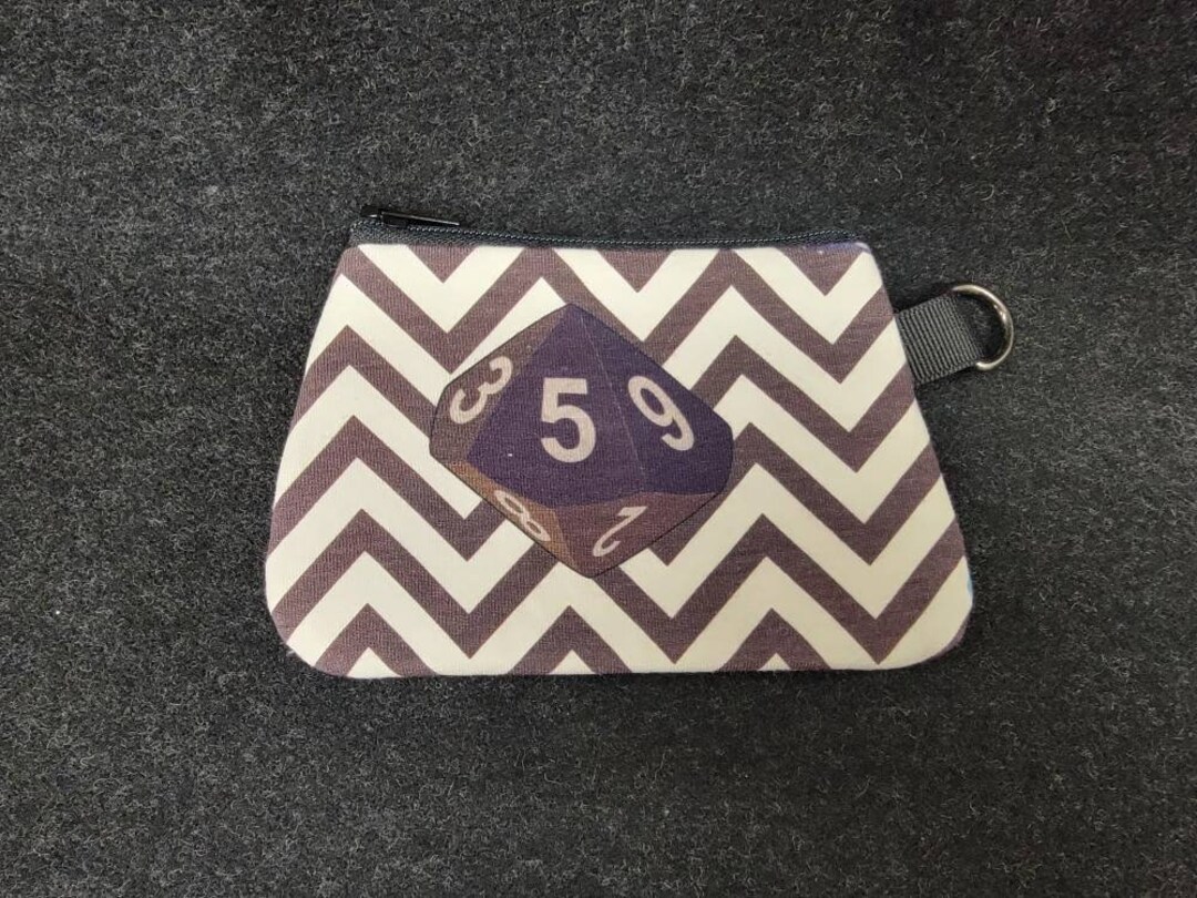 Dice Polyhedron Game Die Coin Purse Zippered Pouch - Etsy