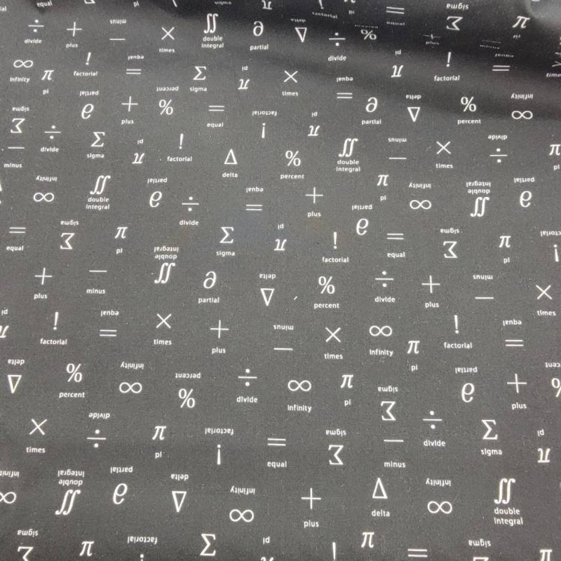 Math Fabric - Etsy