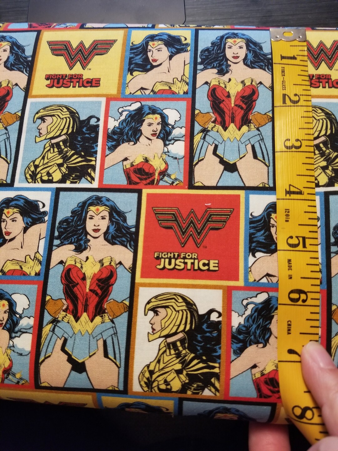 Wonder Woman Squares 1984 Licensed DC Camelot Fabric by the Yard - Etsy