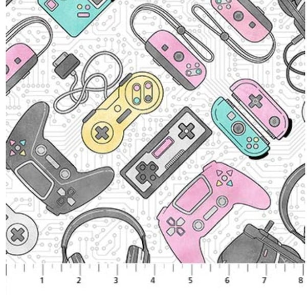Video Game Fabric - Etsy