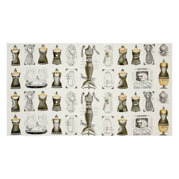 She Sews Sea Shells Dress Form Vintage Bathing Suits Mermaid | Etsy