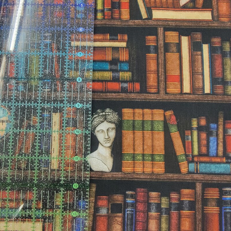 Library Book Fabric - Etsy