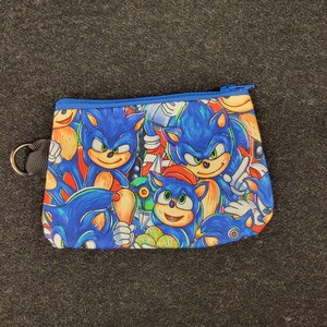 Sonic Hedgehog Coin Purse Zippered Pouch - Etsy