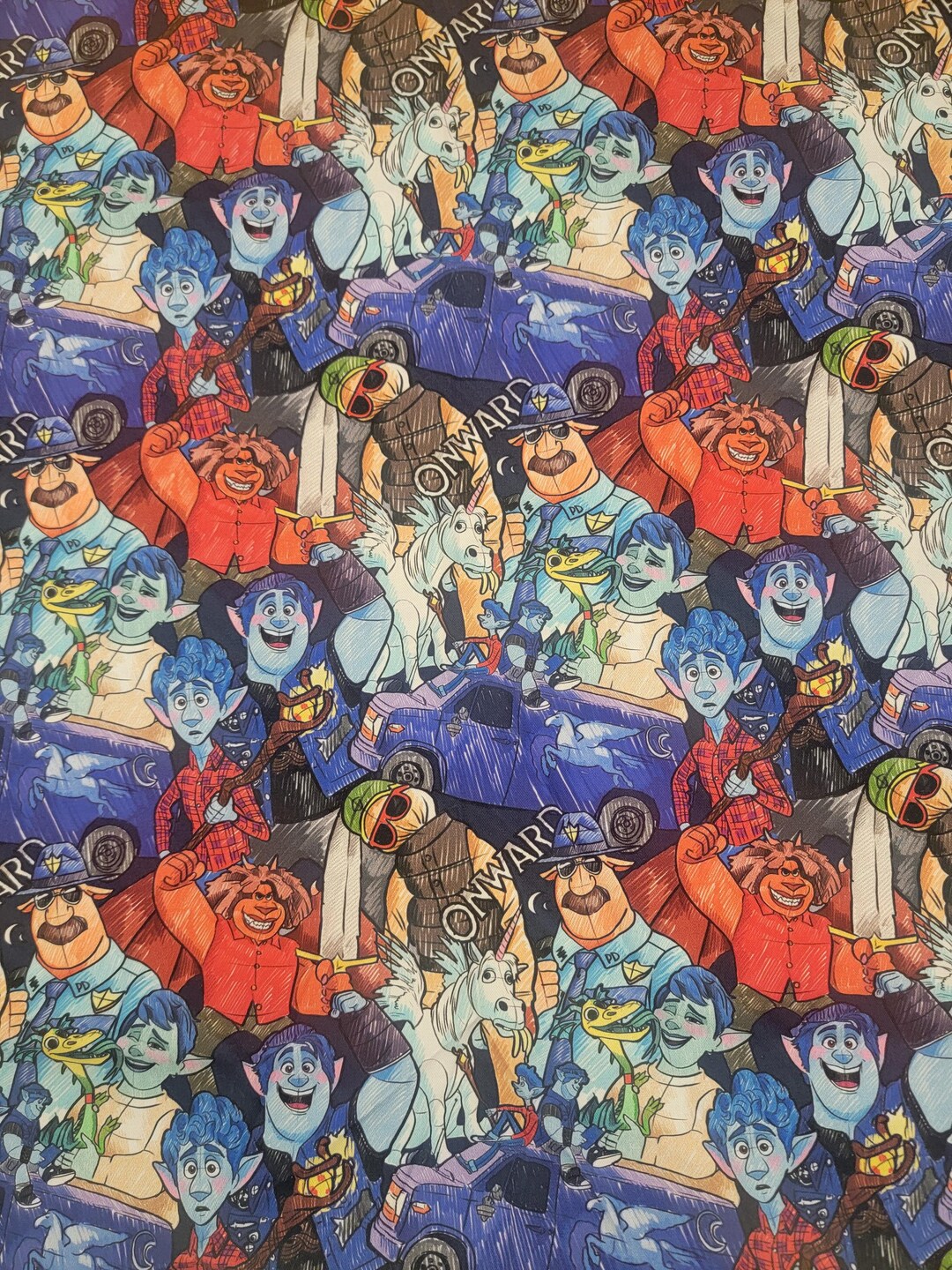 FQ Fantasy Onward Magic Quest Custom Cotton Woven Fabric - Etsy