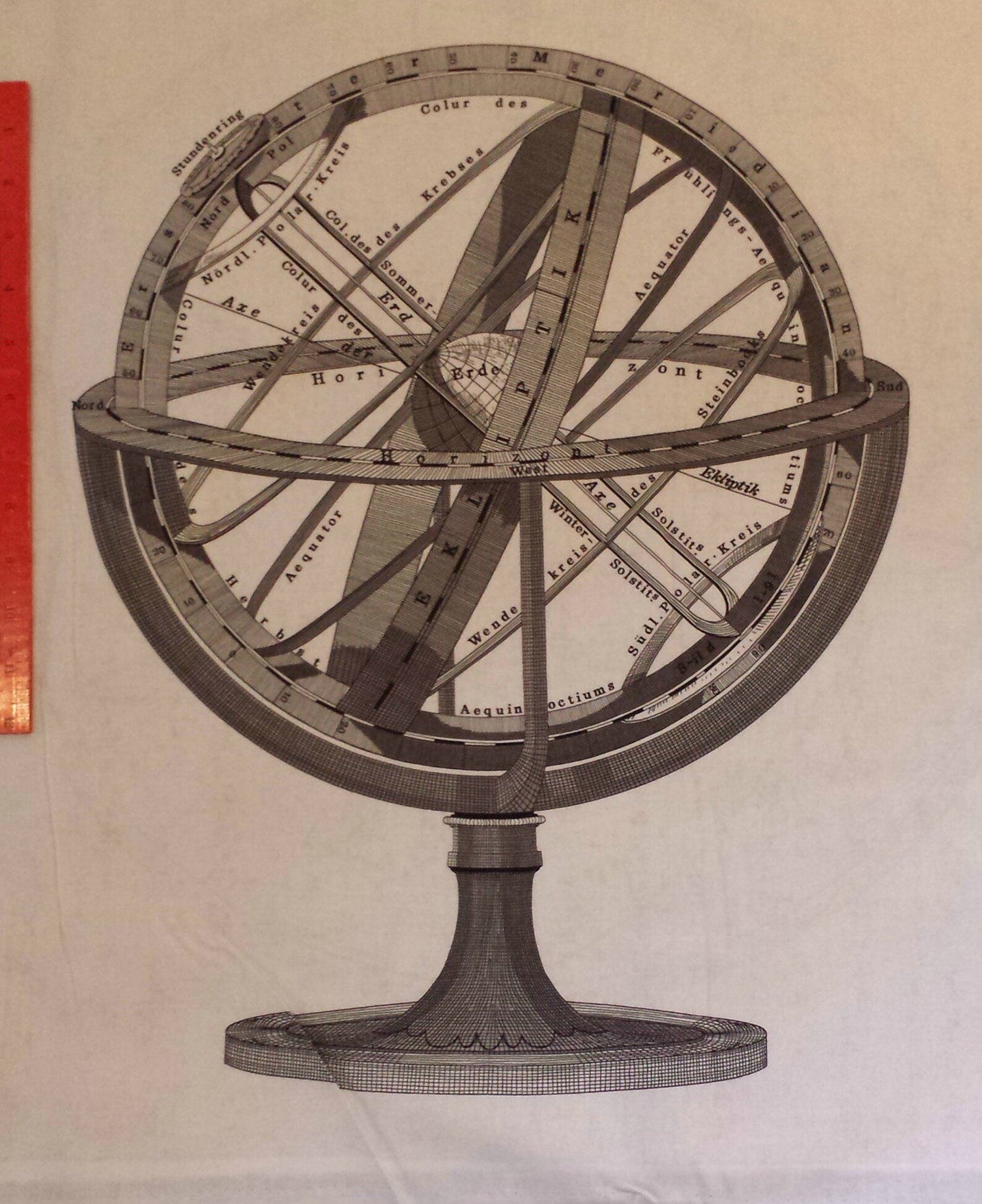 Andover Encyclopedia Galactica Suite 1500 Globe and Star Map 23" PANEL ...