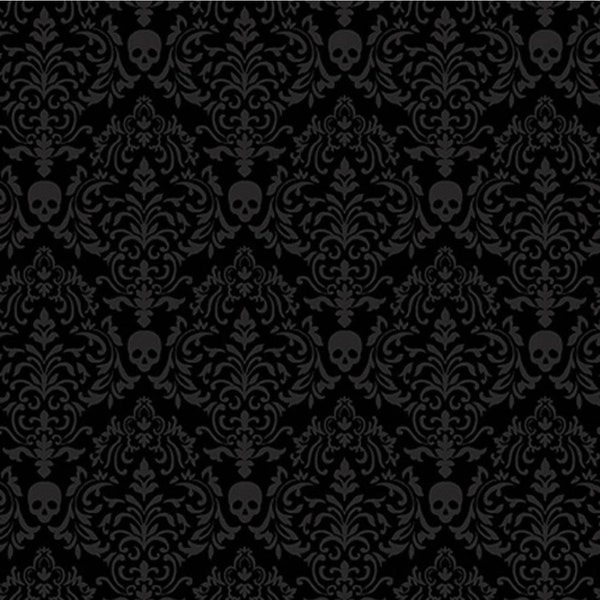 Skull Damask - Etsy