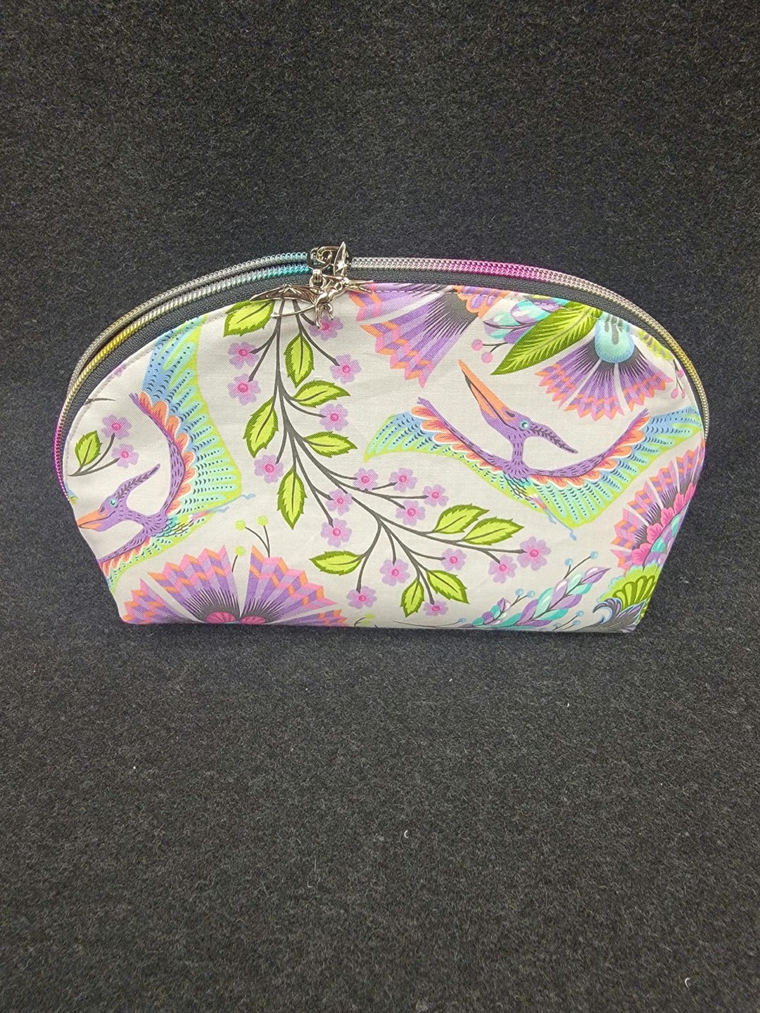 Wing It Tula Pink - Dumpling Bag Structured Bag Cosmetics Project ...