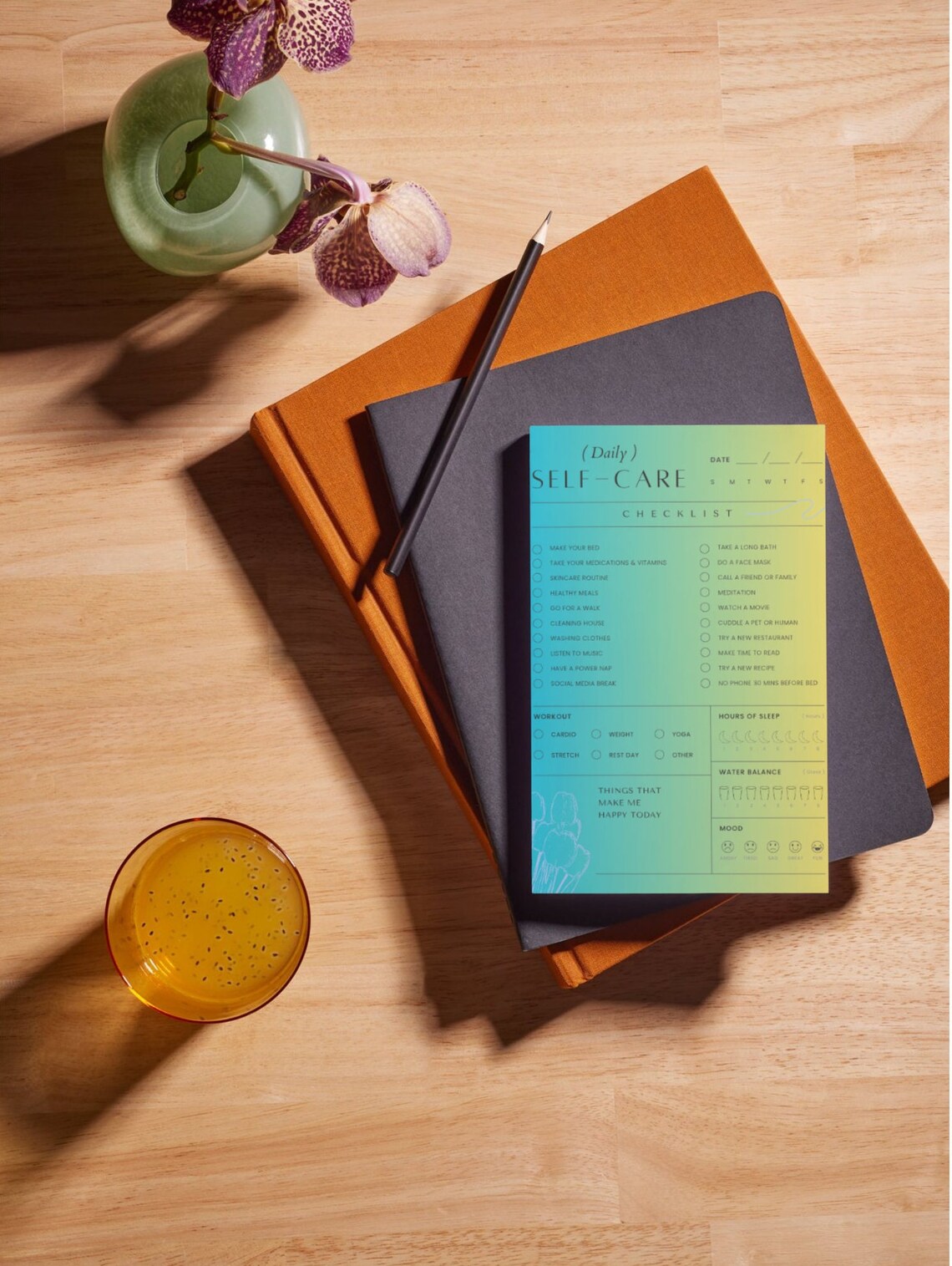 Daily Self Care Checklist, Self-care Plan, Printable Checklist, PDF ...