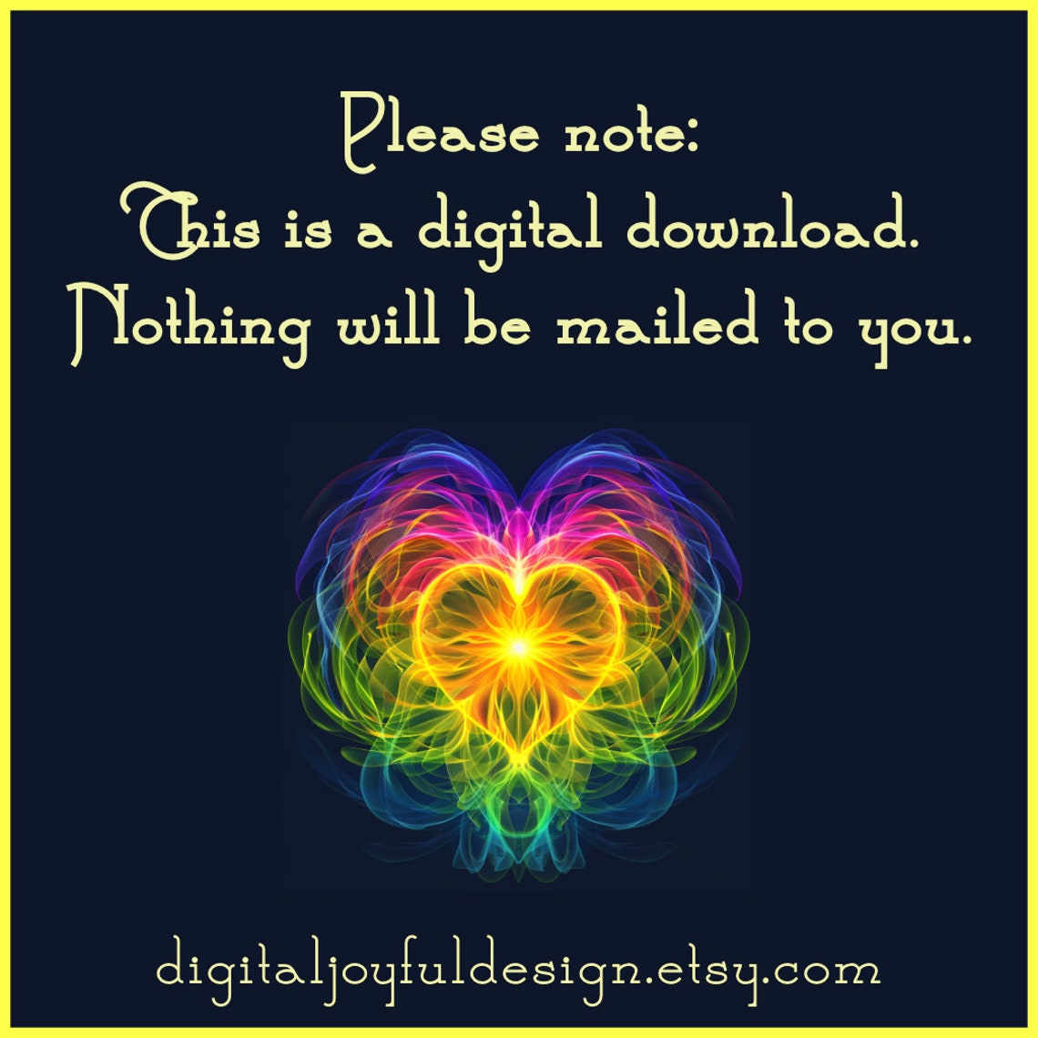 Digital Download, Glowing Heart Clipart, Printable, Downloadable Png ...