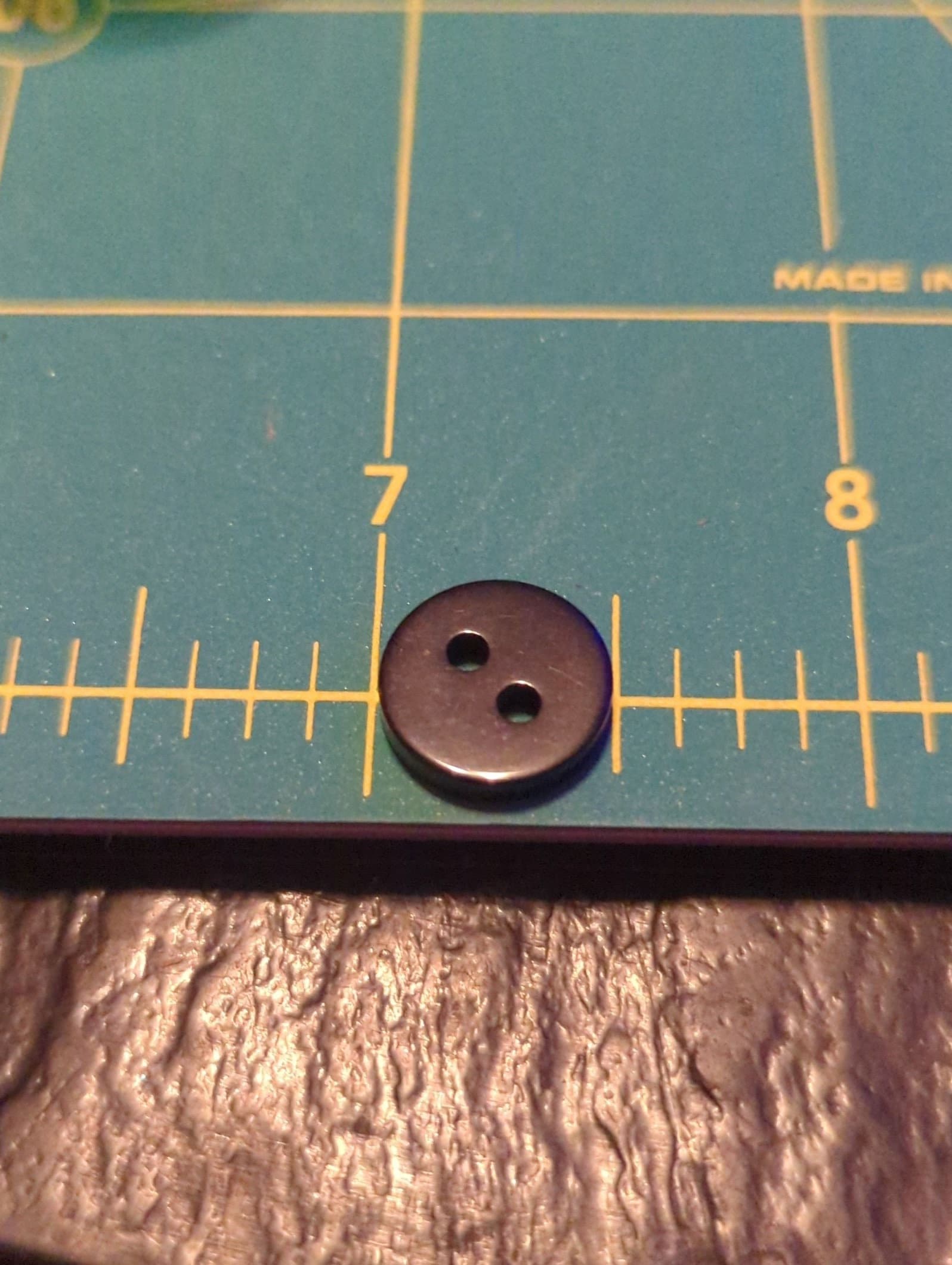 Small Vintage Black Twin Buttons 1/2" 12-13mm Shiny Black Plastic ...