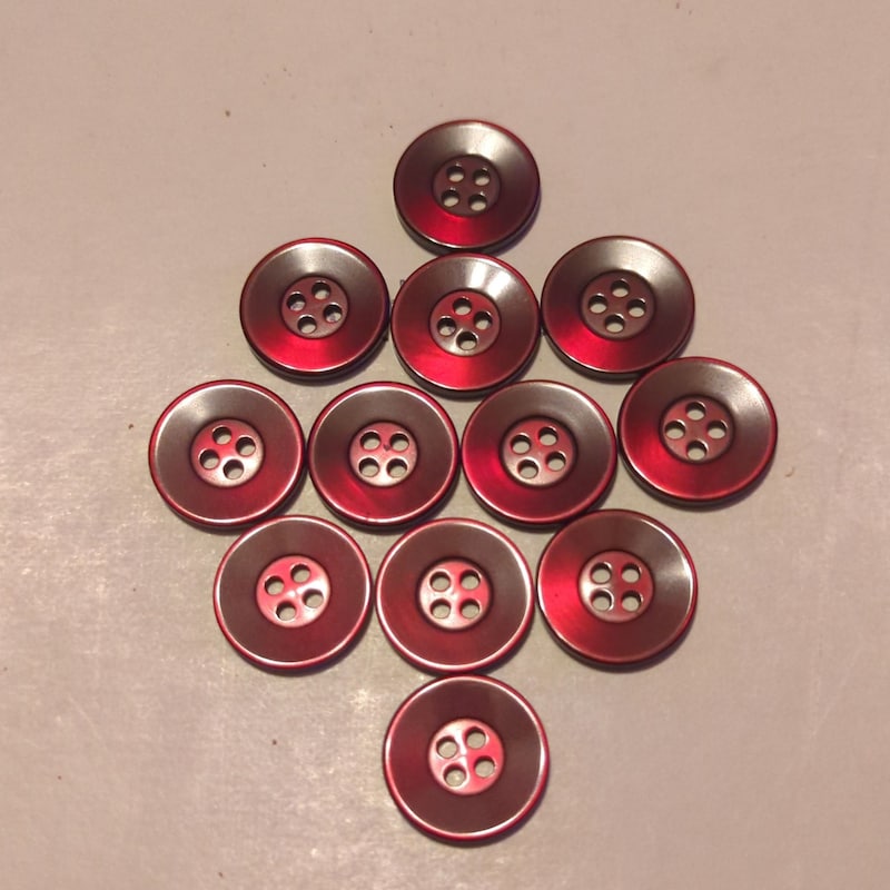 Red Vintage Buttons - Etsy