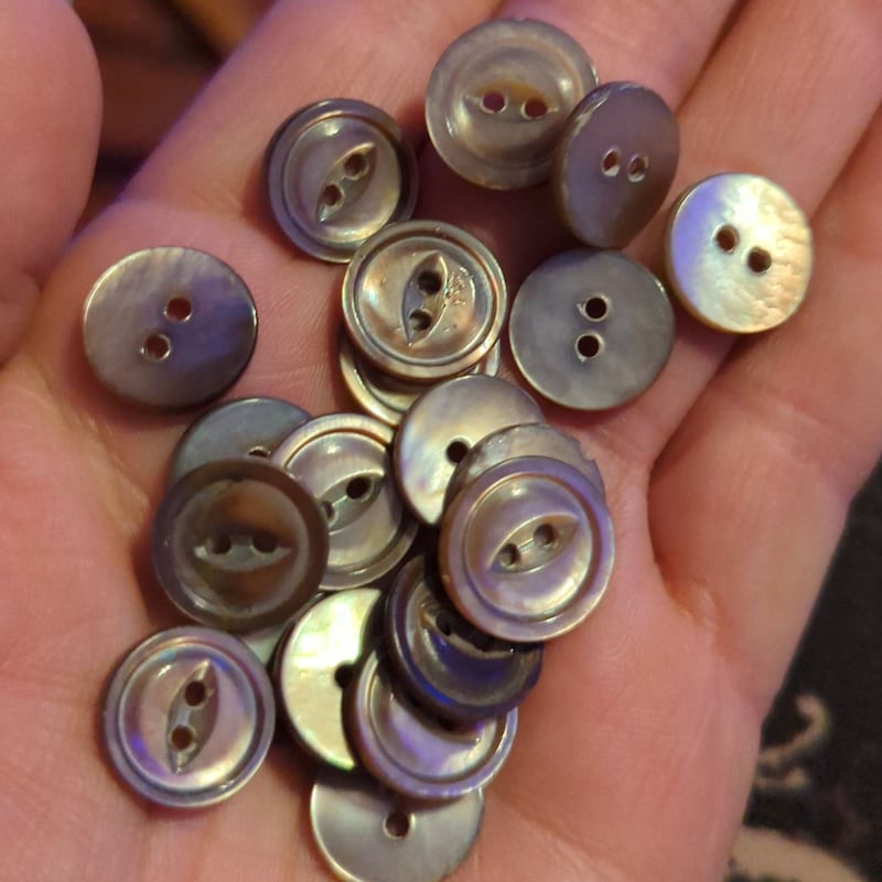 Antique Buttons Shell - Etsy