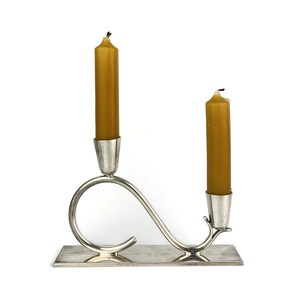 Silver Plated Dual Candle Holder, Oneida Silversmiths Made in Canada ...