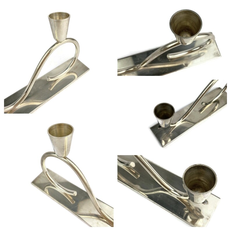 Silver Plated Dual Candle Holder, Oneida Silversmiths Made in Canada ...
