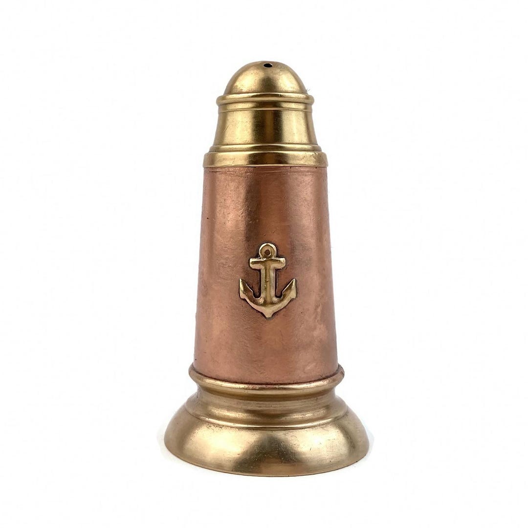 Navy Brass Pepper Shaker, Kitchen Gift, Serving Accessory, Dining ...