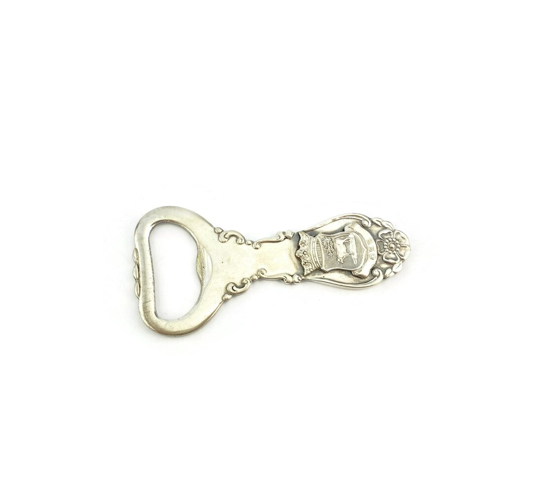 Rare Dutch Silver Plated Bottle Opener, SOLA 100 Silver Cap Opener ...