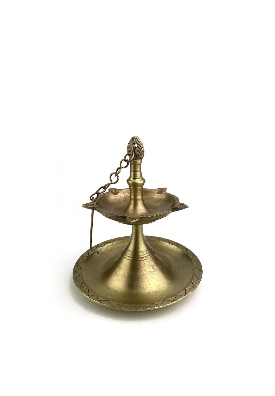 Antique Sri Lankan Oil Lamp, Small Pahana Oil Lamp, Collectible Gift ...