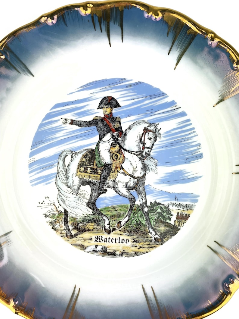 Napoleon Bonaparte Wall Plate, Dupont Belgium, Collectible Dish With ...