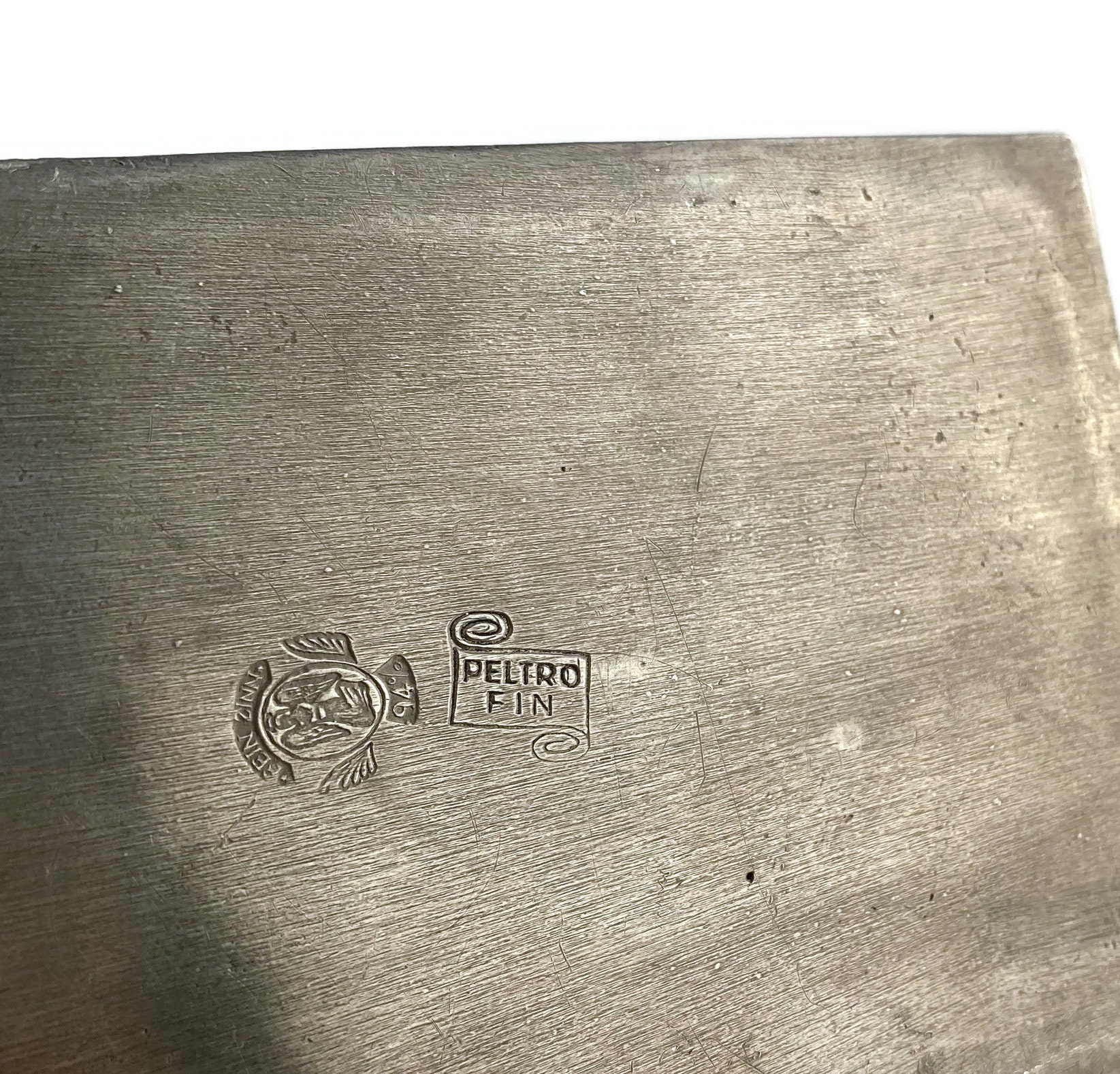 German Pewter Jewellery Box, Fein Zinn Germany Jewelry Storage, Ring ...