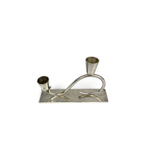 Silver Plated Dual Candle Holder, Oneida Silversmiths Made in Canada ...