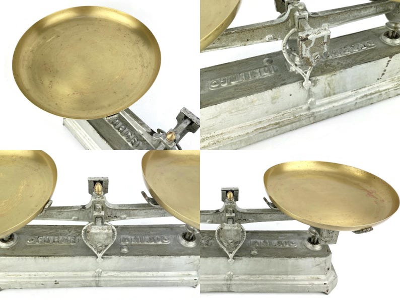 French Balance Scale 10 Kg, Vintage Force 10 Kg Weight Scale, Silver ...