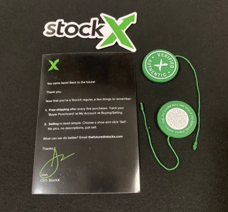 Stockx Tag + Sticker + Card Bundle - Etsy