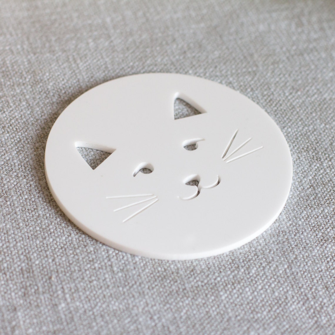 Kitty Coasters Set of Four Cat Coasters Cat Homeware Cat - Etsy