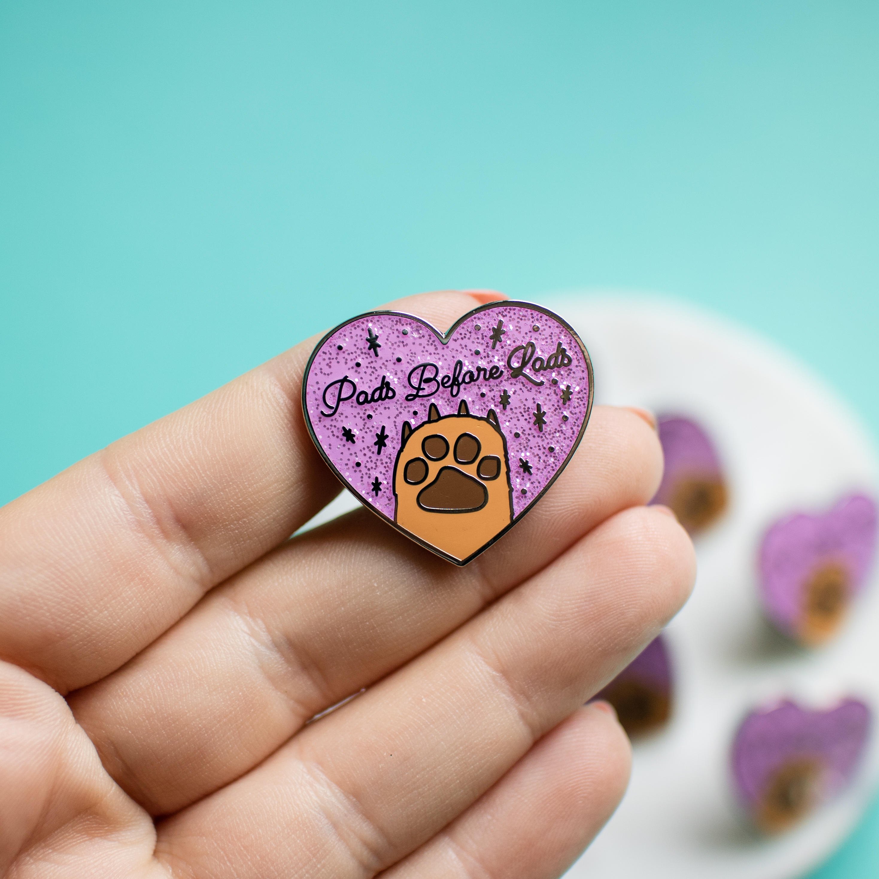 Pads Before Lads Enamel Pin dog pin cat pin dog gift | Etsy