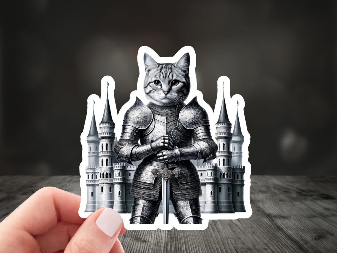 Medieval Cat, Medieval Stickers, Medieval Marginalia, Medieval Armor ...