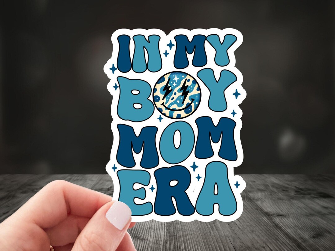 In My Boy Mom Era Sticker, Boy Mom Era, Mother's Day Gift, Boy Mom ...