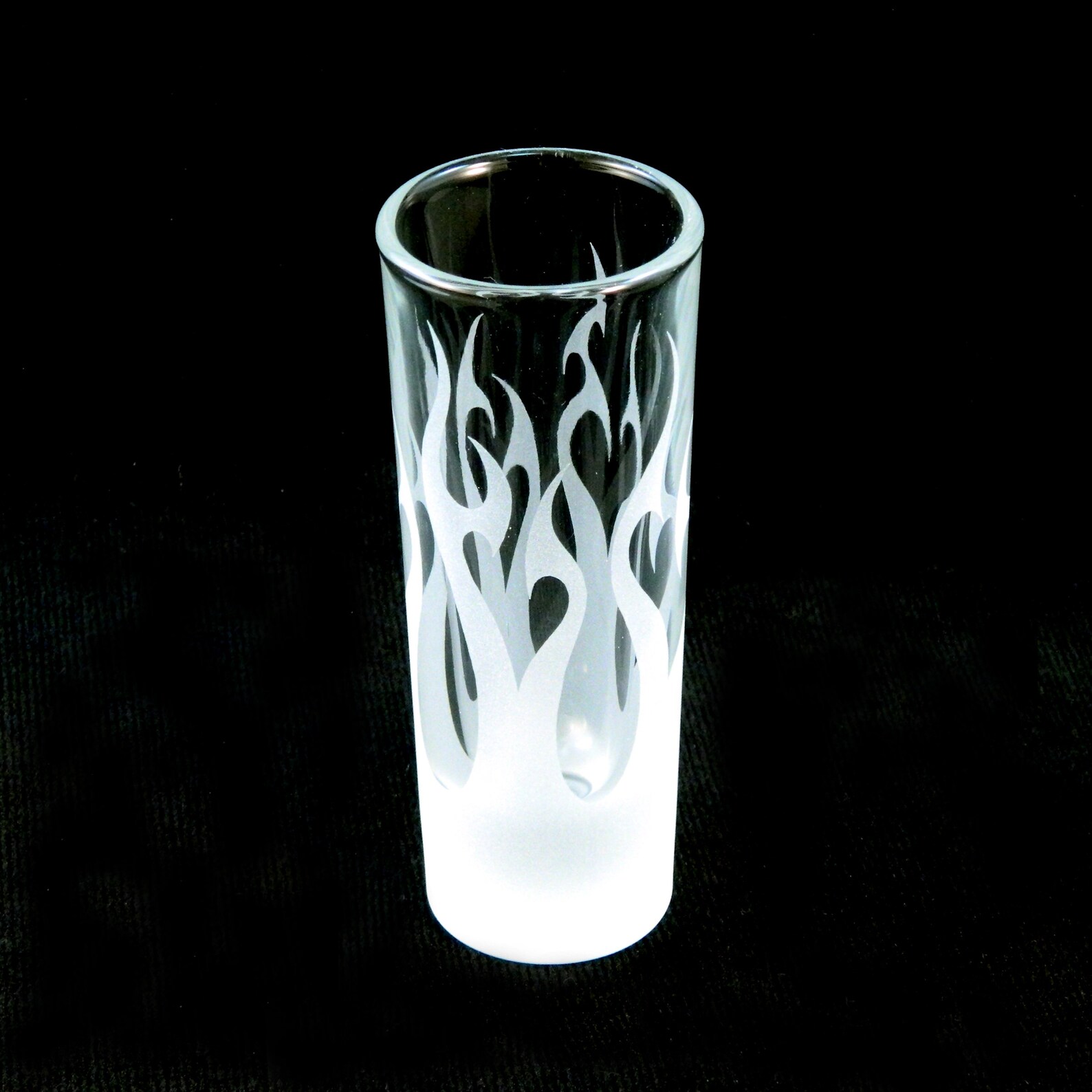 Flaming Hearts Shooter Glass Fire Flames Shot Glasses - Etsy