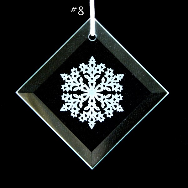 Beveled Snowflake - Etsy