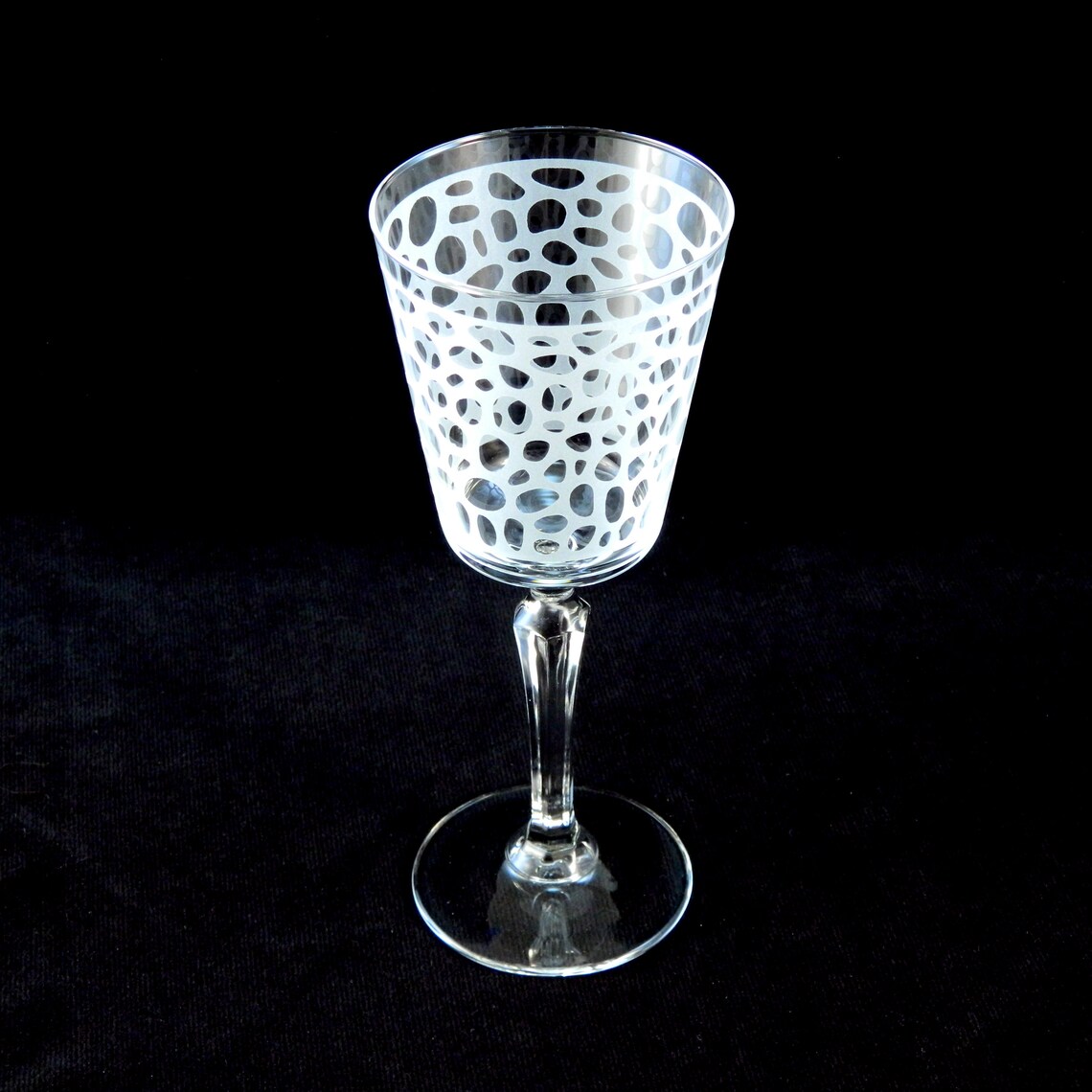 Leopard Print Retro Cocktail Glass Animal Print Glassware | Etsy