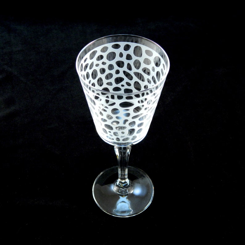 Leopard Print Retro Cocktail Glass Animal Print Glassware | Etsy