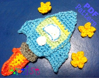 Rocket Applique - Etsy