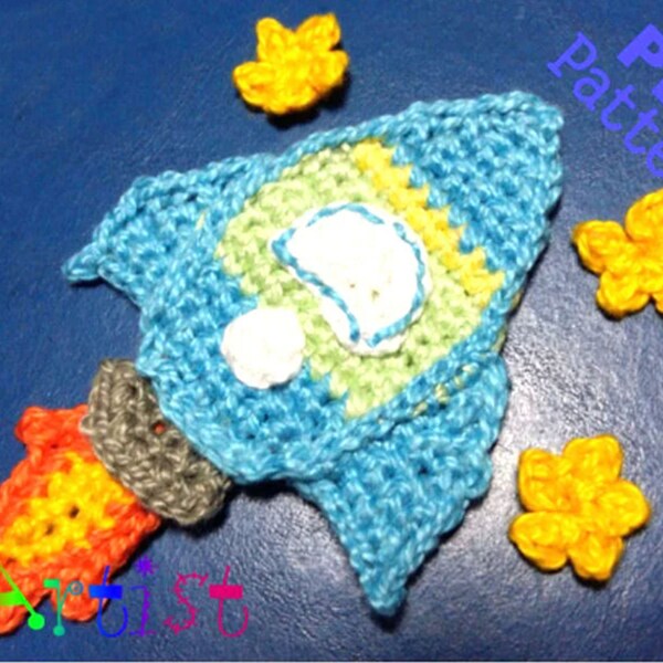 Rocket Applique - Etsy