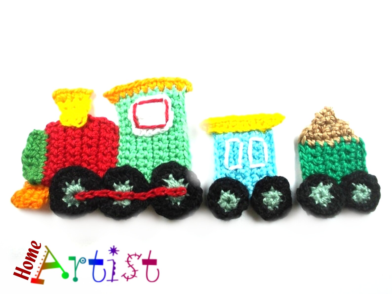 Train Crochet Applique Customize With Free Color Choice Parche - Etsy ...